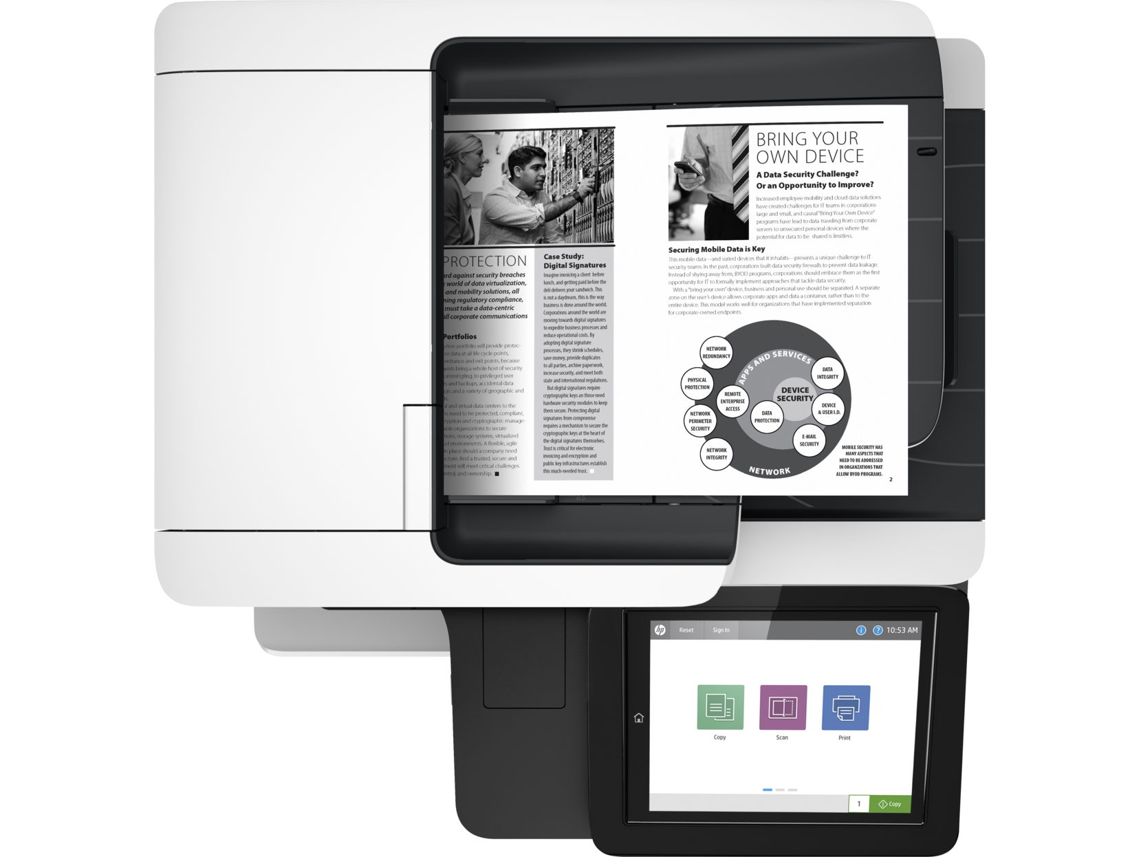 Máy in đa chức năng HP LaserJet Managed E52645DN Print, Photocopy, Scan ...